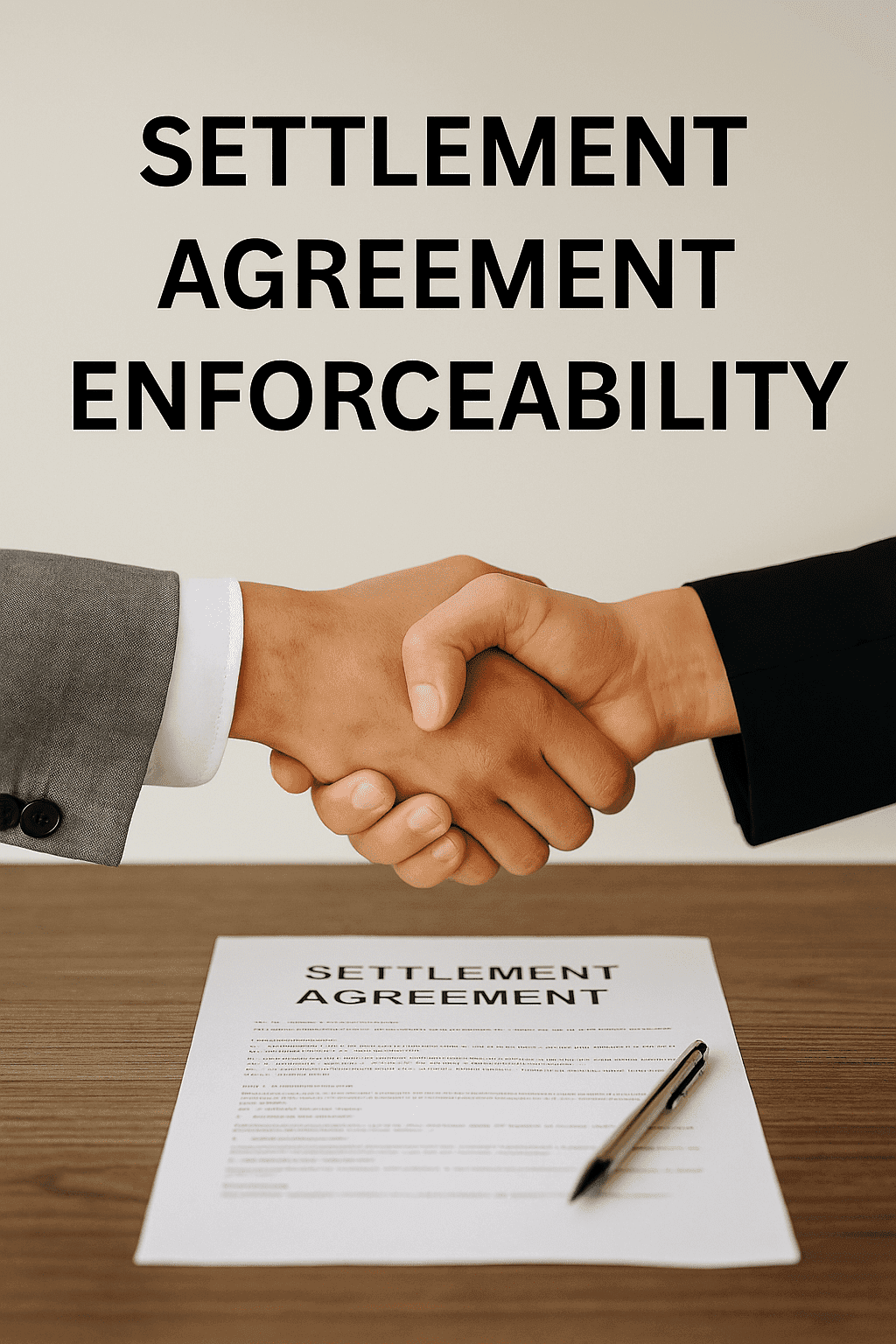 Settlement Agreement Enforceability: India’s Essential Guide